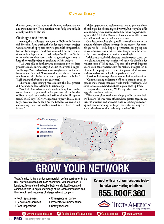 Facility Maintenance Decisions Magazine Issue - February 2018