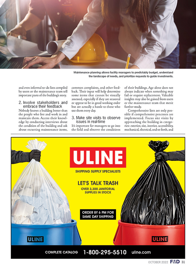Facility Maintenance Decisions Magazine Issue - October 2022