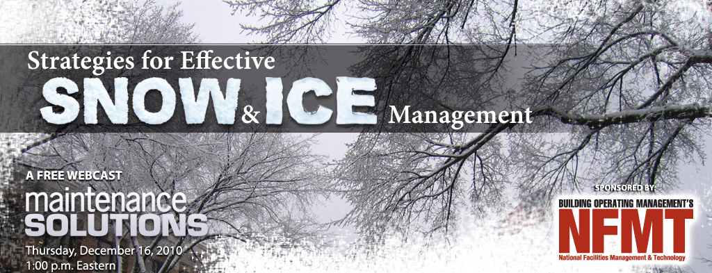 MS Webcast | Strategies for Effective Snow and Ice Management